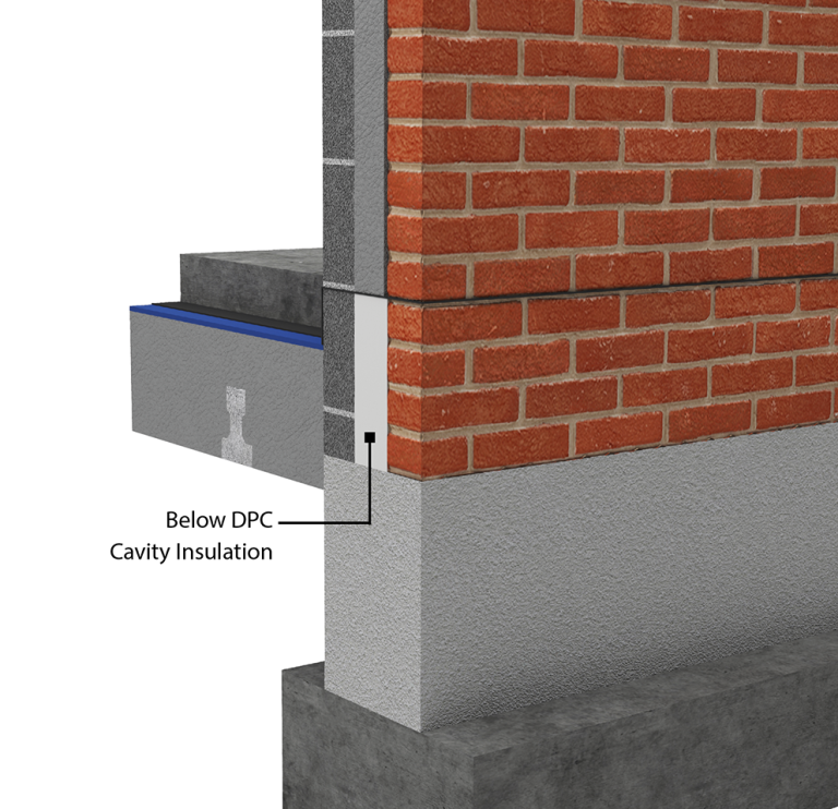 Below DPC Cavity Insulation | BEWI